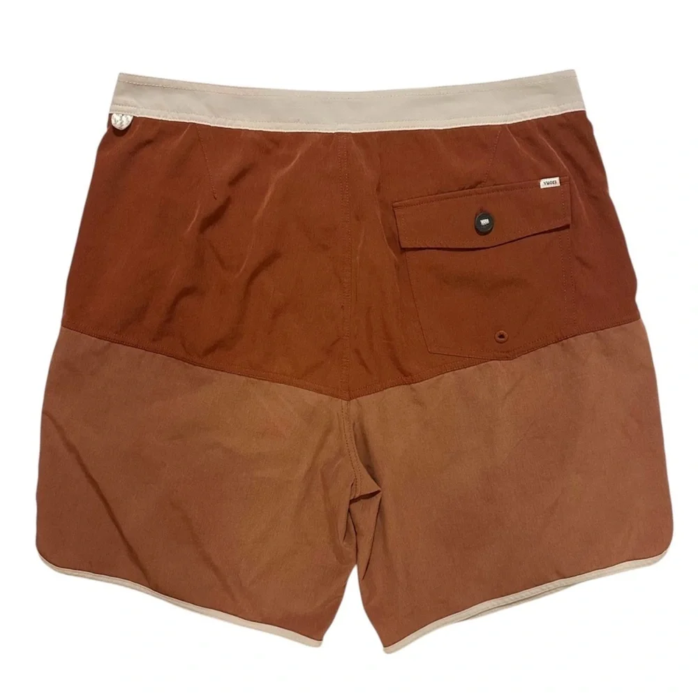 Vuori | Swim | Vuori Mens Cruise Boardshort Orange Colorblock Sz 34 ...